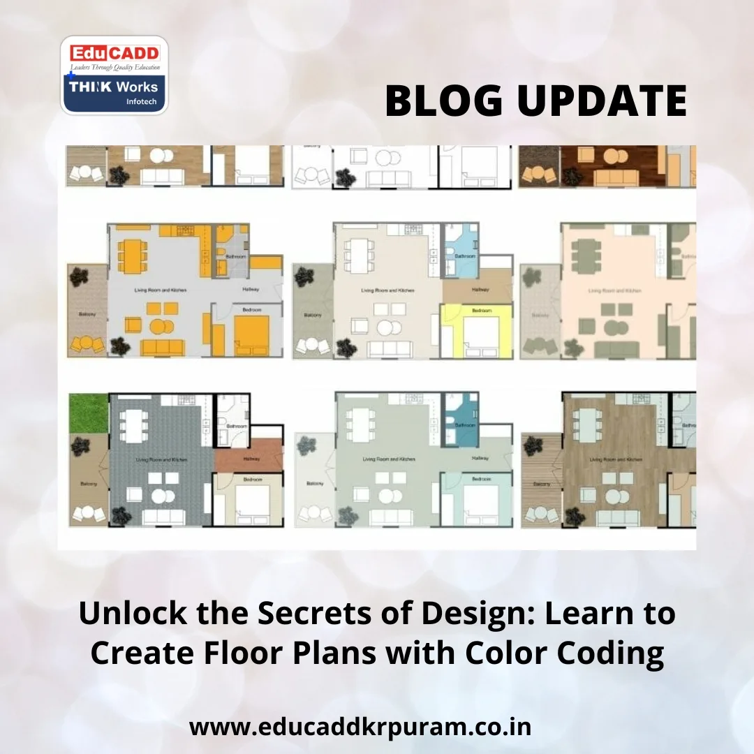 Floor Plans Color Coding | EduCADD KR Puram