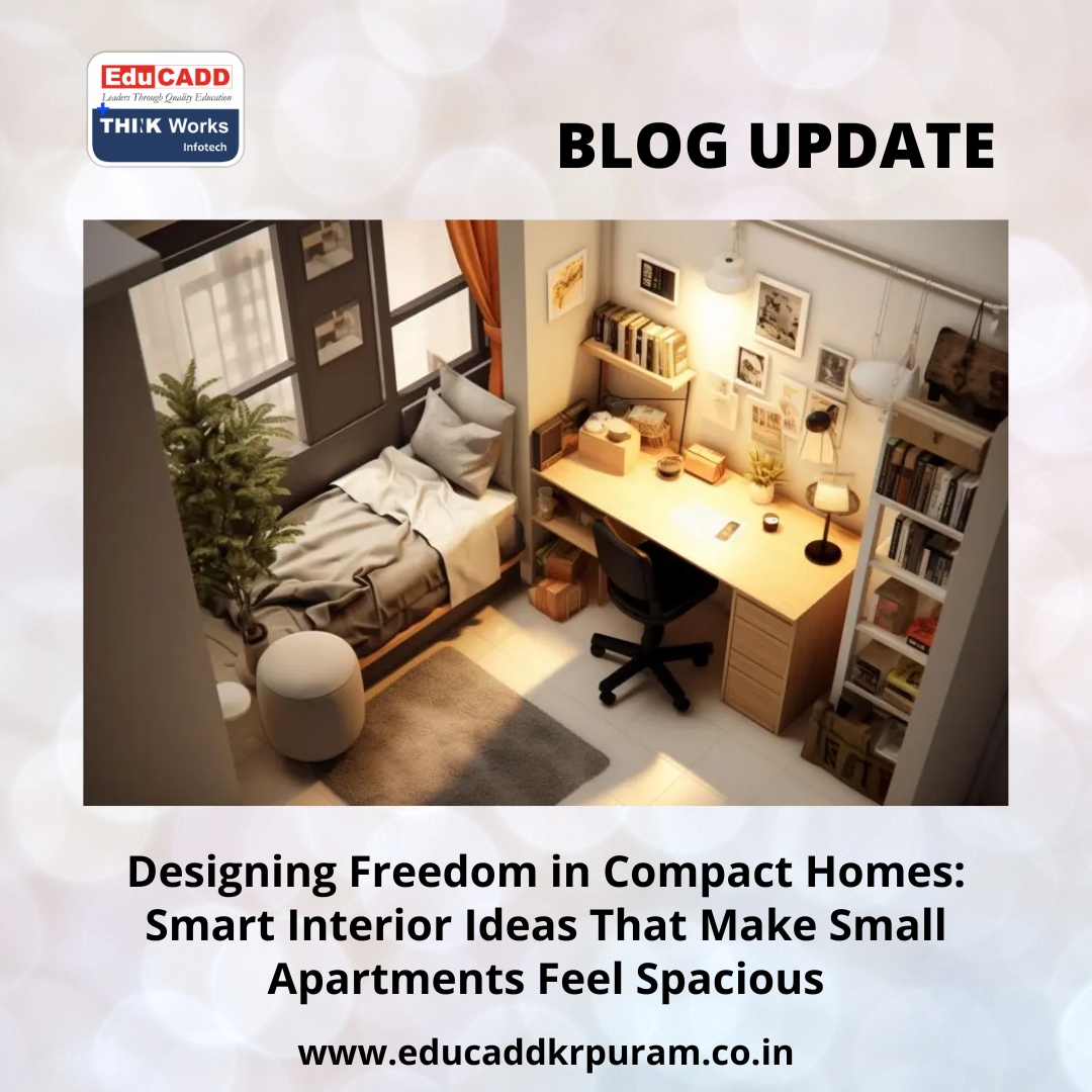 Smart Small Apartment Interiors | EduCADD KR Puram